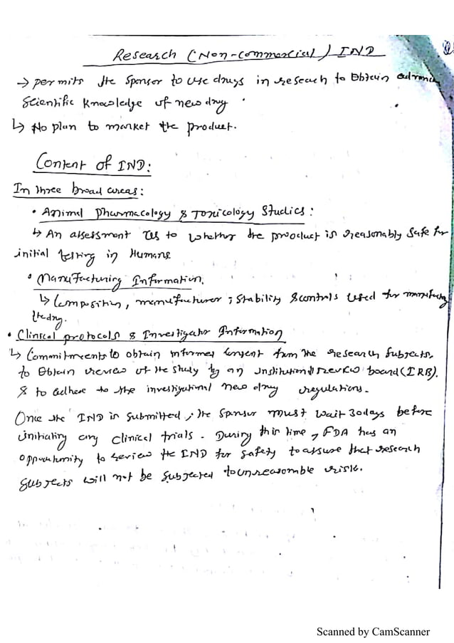 IND & NDA review process in regulatory affairs | PDF