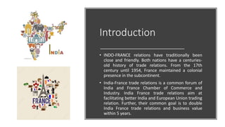 Indo french relations | PPTX