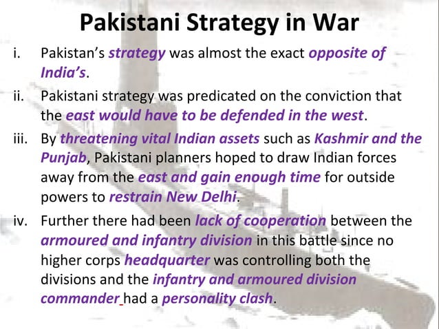 Indo pakistani war of 1971 | PPT
