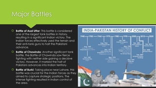 Indo-Pak War 1965 : A Historic Conflicts | PPTX