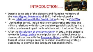 Indo us relation | PPTX