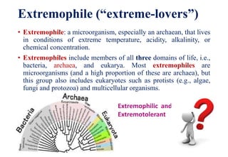 Exopolysaccharides of Extremophiles | PPTX
