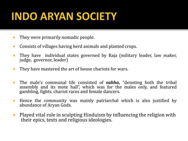 Indo Aryan Language Society Ppt