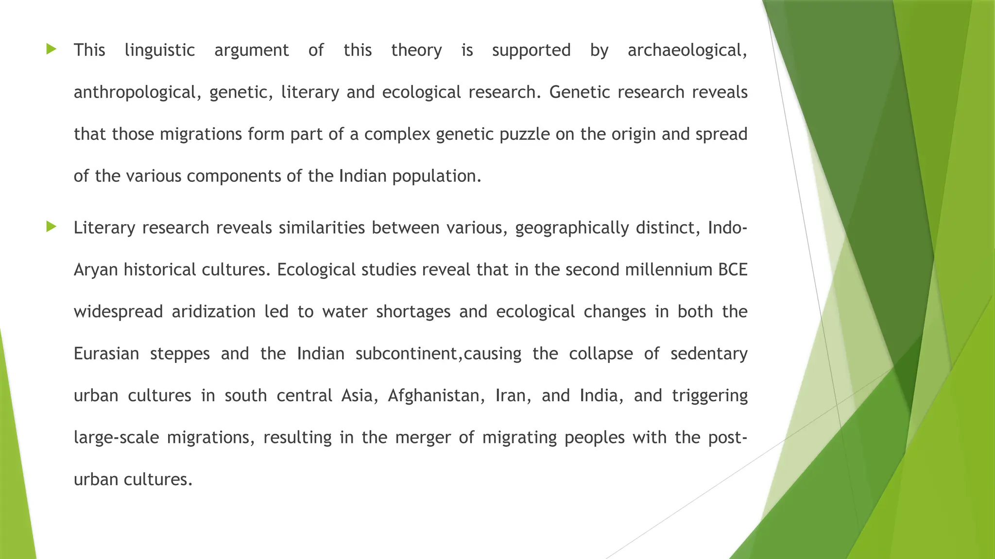 The Indo-Aryan migrations[note 1] were the migrations into the Indian ...