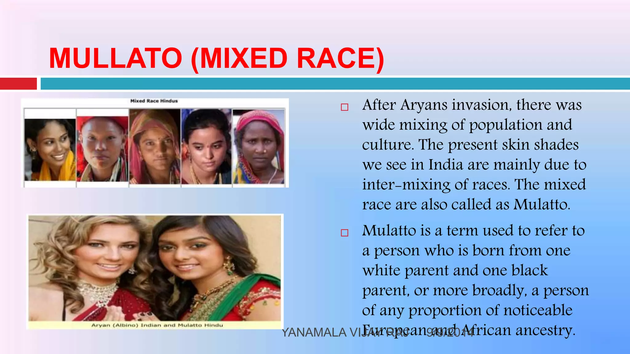 Indo aryan invasion theory validation & origin of world races | PPTX