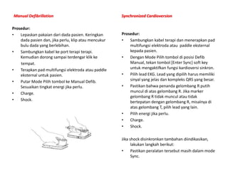 Sop defibrilator and how to use it in general.ppt