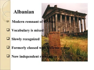 Indo european family of language | PPT