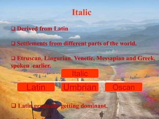 A Picture from the Indo European Family Tree Language | PPT