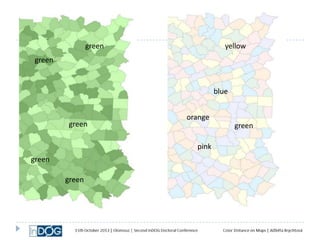Alžběta Brychtová - Color distance on choropleth maps