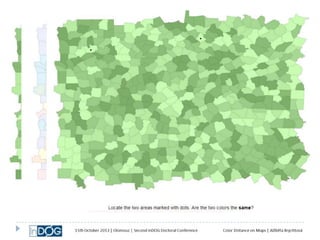 Alžběta Brychtová - Color distance on choropleth maps