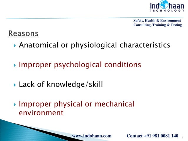 Behaviour-based safety (BBS) is the “application of science of ...