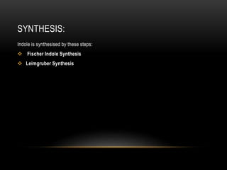 Indole | PPTX