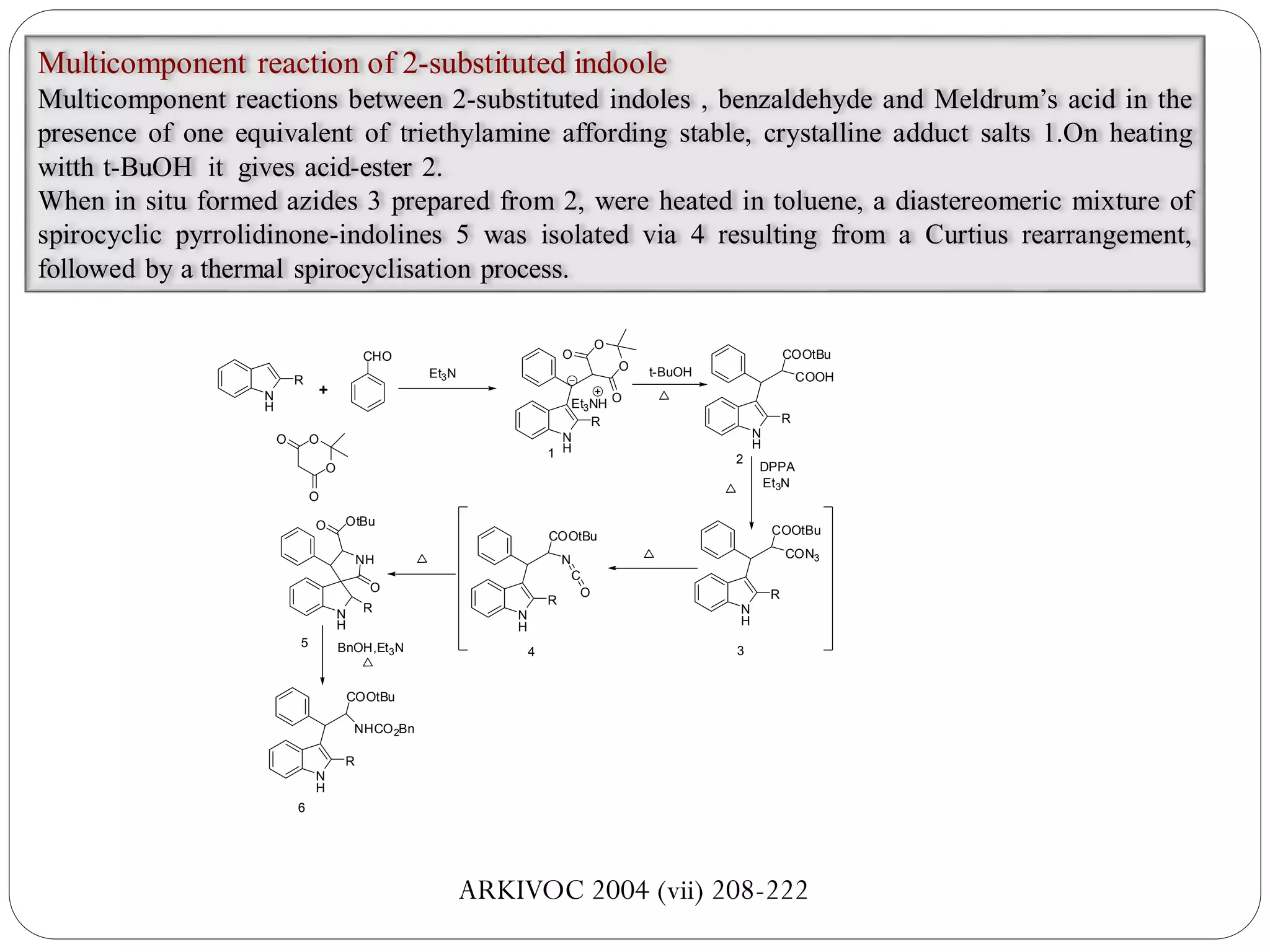 Indole: Lecture -1 (Hetero-cyclic chemistry) | PDF