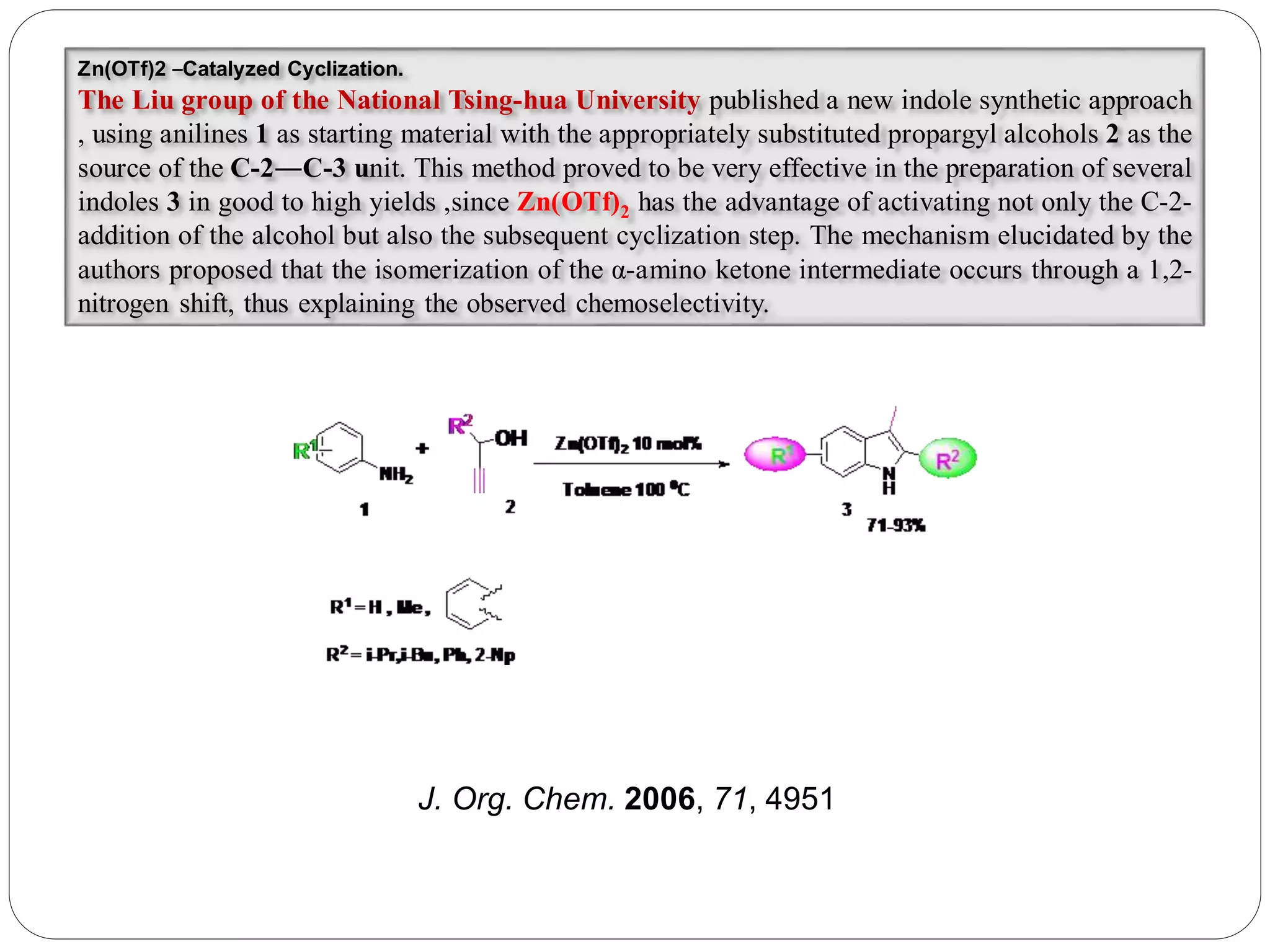 Indole: Lecture -1 (Hetero-cyclic chemistry) | PDF