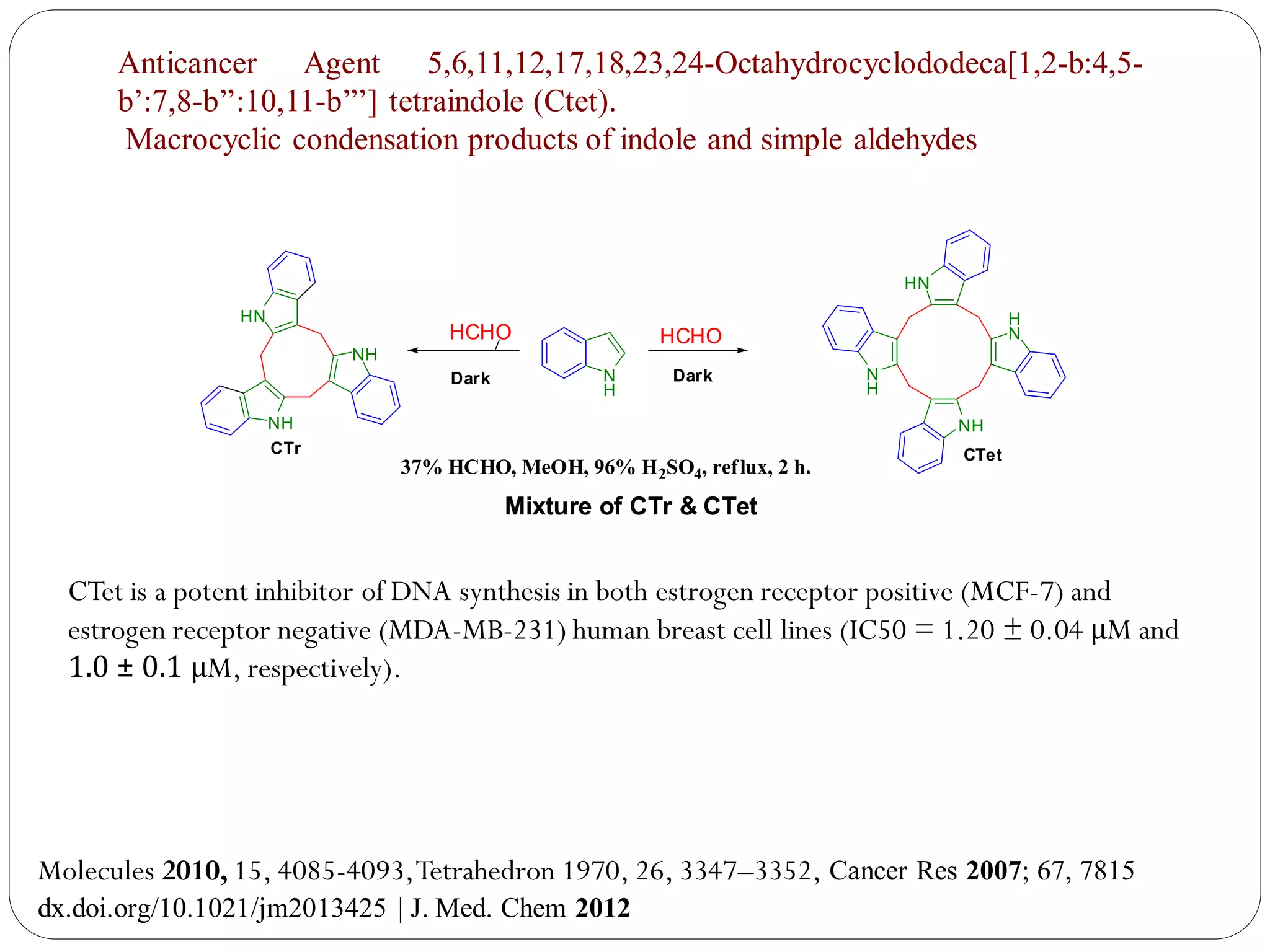Indole: Lecture -1 (Hetero-cyclic chemistry) | PDF