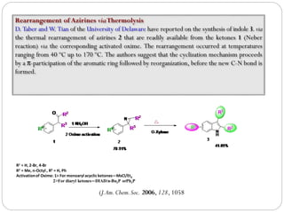 Indole: Lecture -1 (Hetero-cyclic chemistry) | PDF