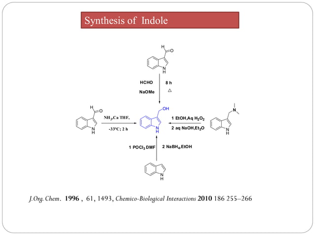 Indole: Lecture -1 (Hetero-cyclic chemistry) | PDF | Pharmaceutical Drugs | Medical Health
