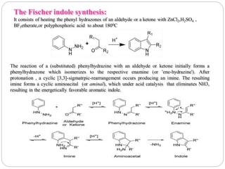 Indole: Lecture -1 (Hetero-cyclic chemistry) | PDF