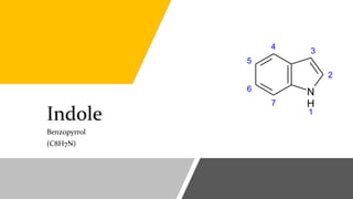 Indole (1) organic chemistry heterocyclic compunds.pdf
