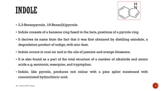 Indole, Pyrimidine and Purine synthesis.pdf | Chemistry | Science