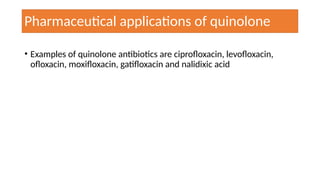 heterocyclic chemistry-Indole, Quinolone & Isoquinolone.pptx
