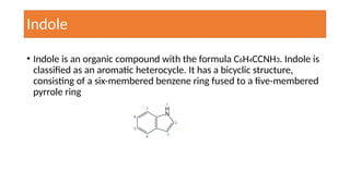 heterocyclic chemistry-Indole, Quinolone & Isoquinolone.pptx
