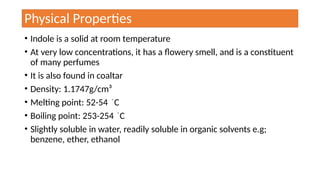 heterocyclic chemistry-Indole, Quinolone & Isoquinolone.pptx