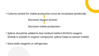 INDOLE TEST for identification of bacteria.pptx