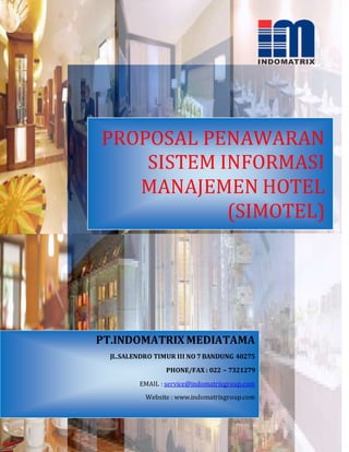[Indomatrix]proposal hotel | DOCX
