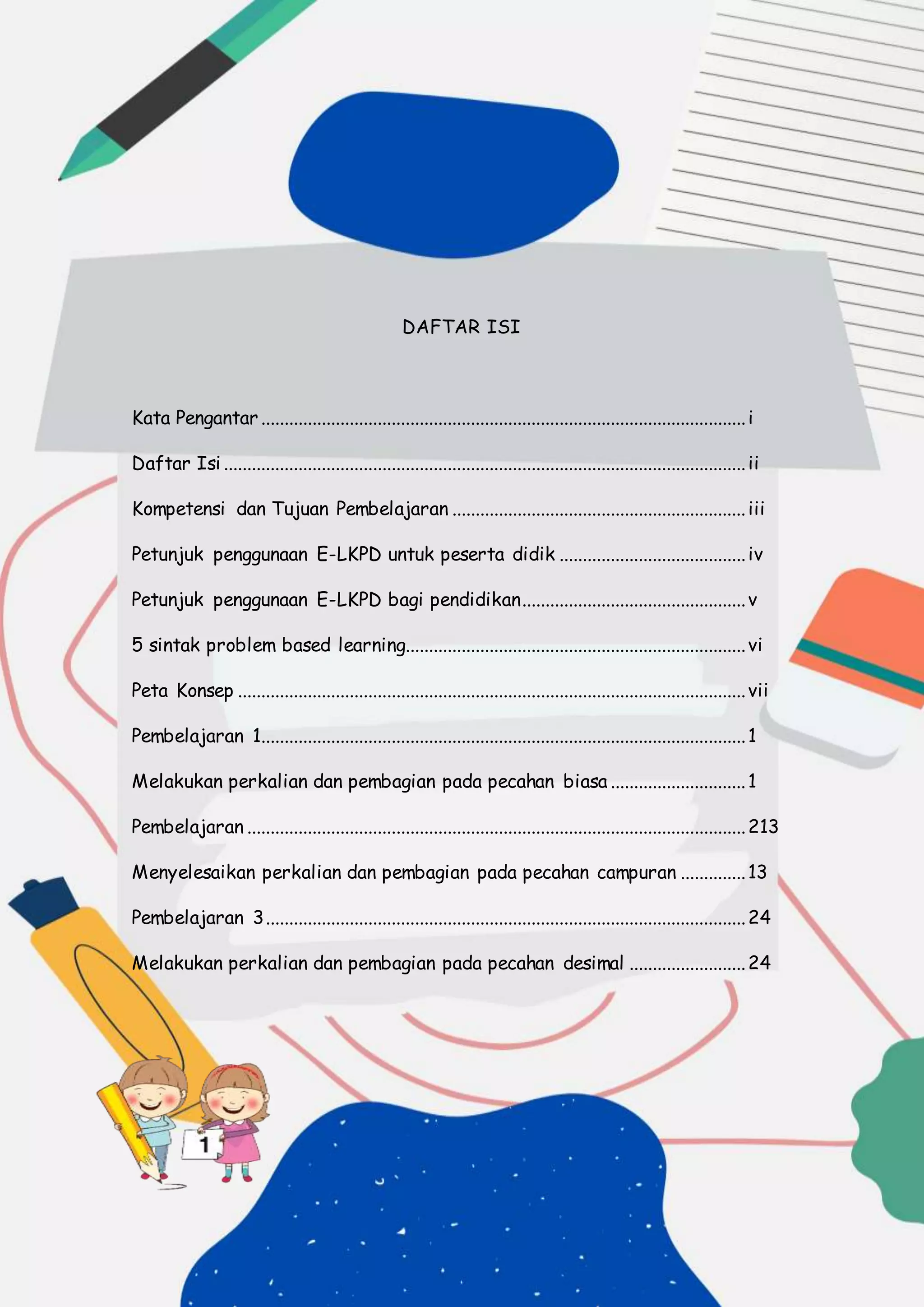 LKPD Perkalian dan Pembagian Pada Pecahan | DOCX