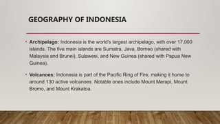Introduction about Indonesia: rich culture and UNESCO world heritage | PPTX