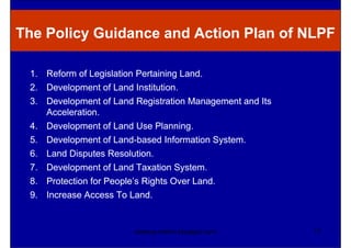 Indonesia National Land Policies Framework | PDF