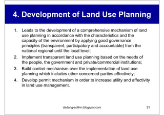 Indonesia National Land Policies Framework | PDF
