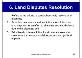 Indonesia National Land Policies Framework | PDF