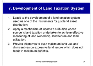 Indonesia National Land Policies Framework | PDF