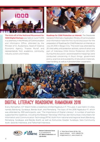 Indonesia Netizen Facts (July - September 2016) | PDF