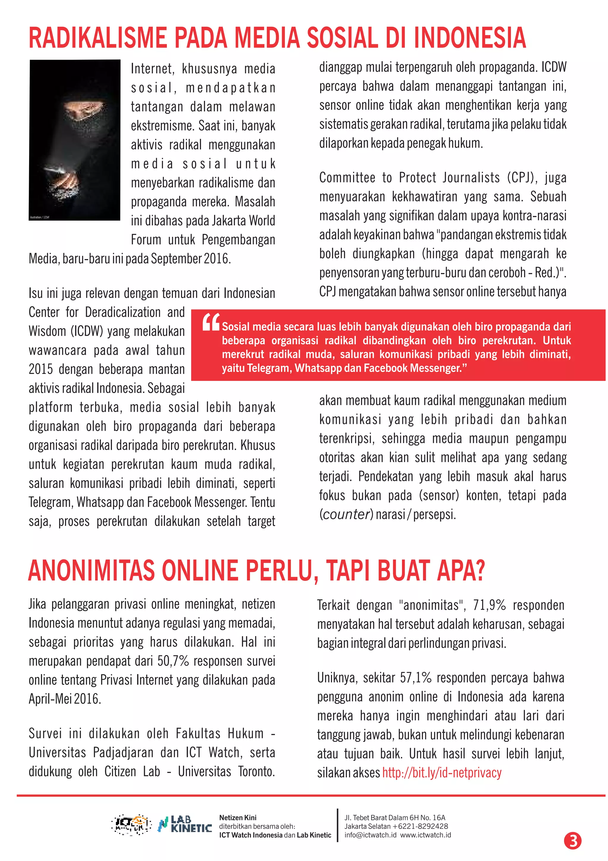 Netizen Indonesia Kini (Oktober - Desember 2016) | PDF