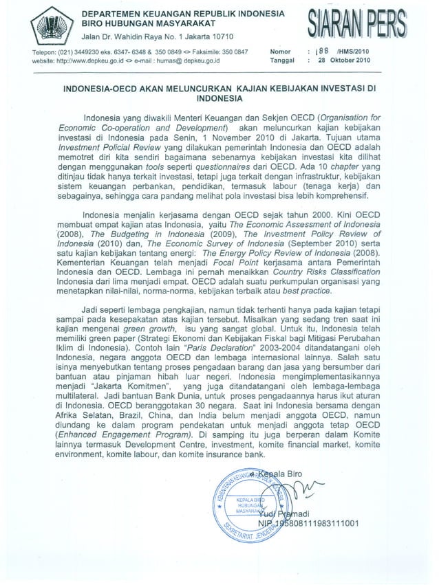 Indonesia oecd | PDF