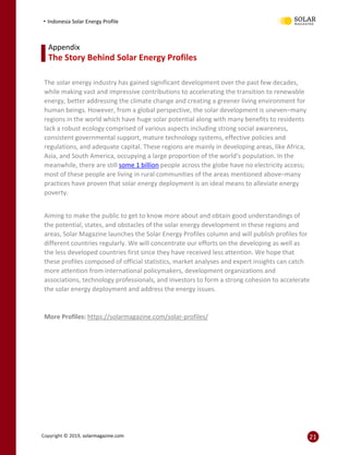 Solar Magazine | Indonesia Solar Energy Profile: A Nation Rich in ...