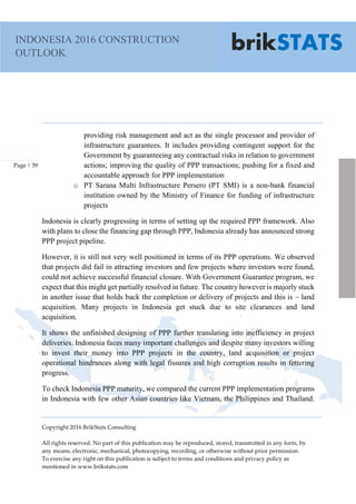 Indonesia 2016 Construction Outlook - Infrastructure Opportunities with ...