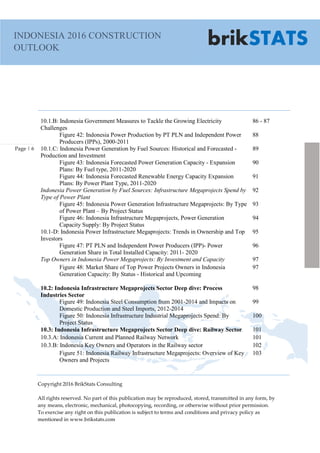 Indonesia 2016 Construction Outlook - Infrastructure Opportunities with ...