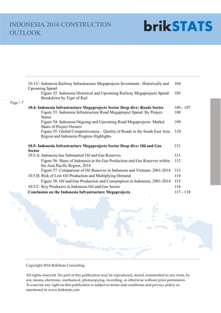 Indonesia 2016 Construction Outlook - Infrastructure Opportunities with ...