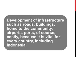 Indonesia and the development of infrastructure | PDF