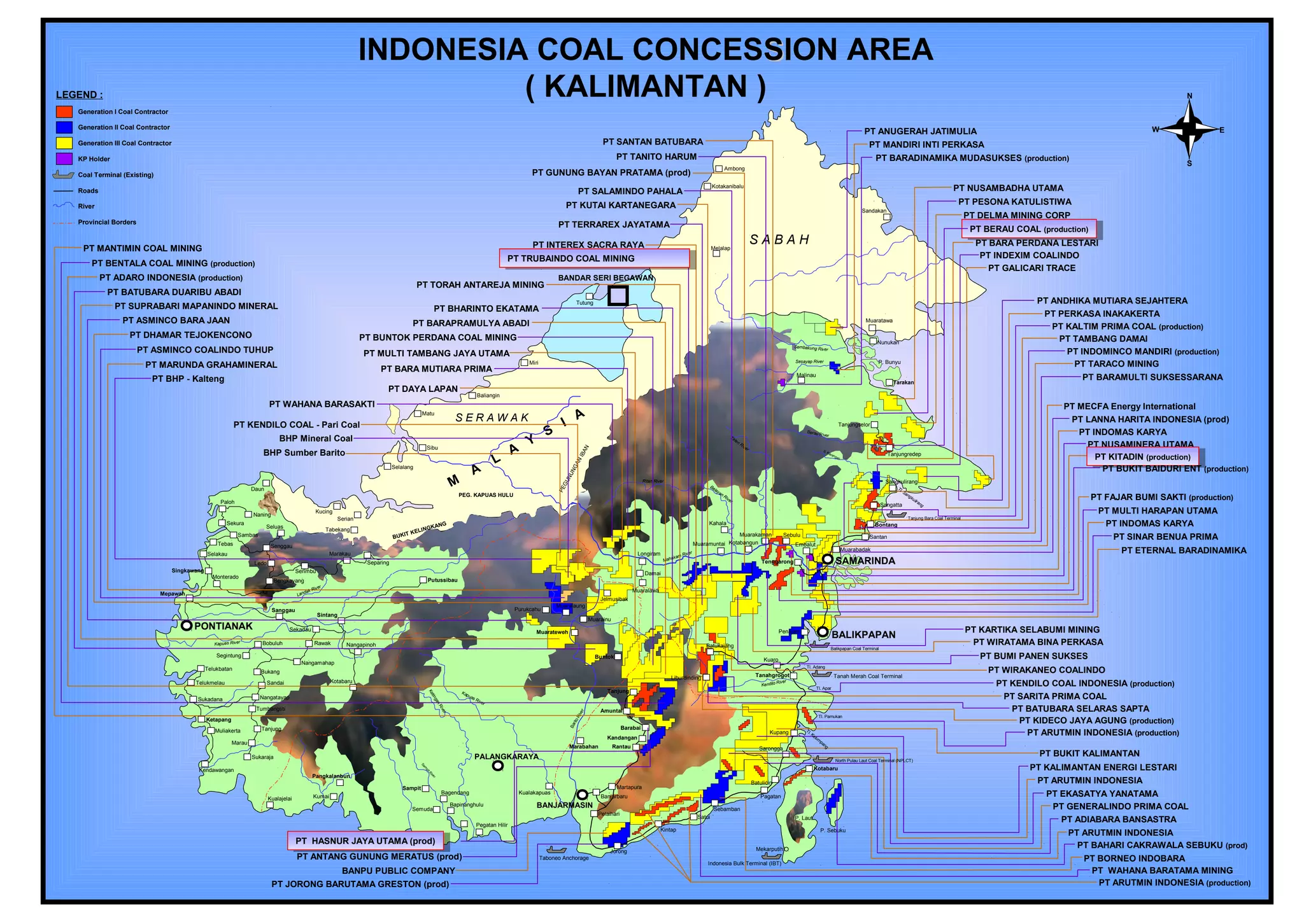 Indonesia coal concession area (a3)[1] | PPT