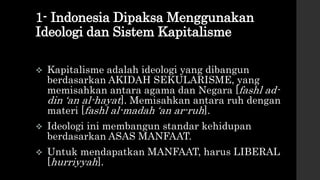 Indonesia dalam Cengkraman Neo-Liberalisme & Neo-Imperialisme | PPT