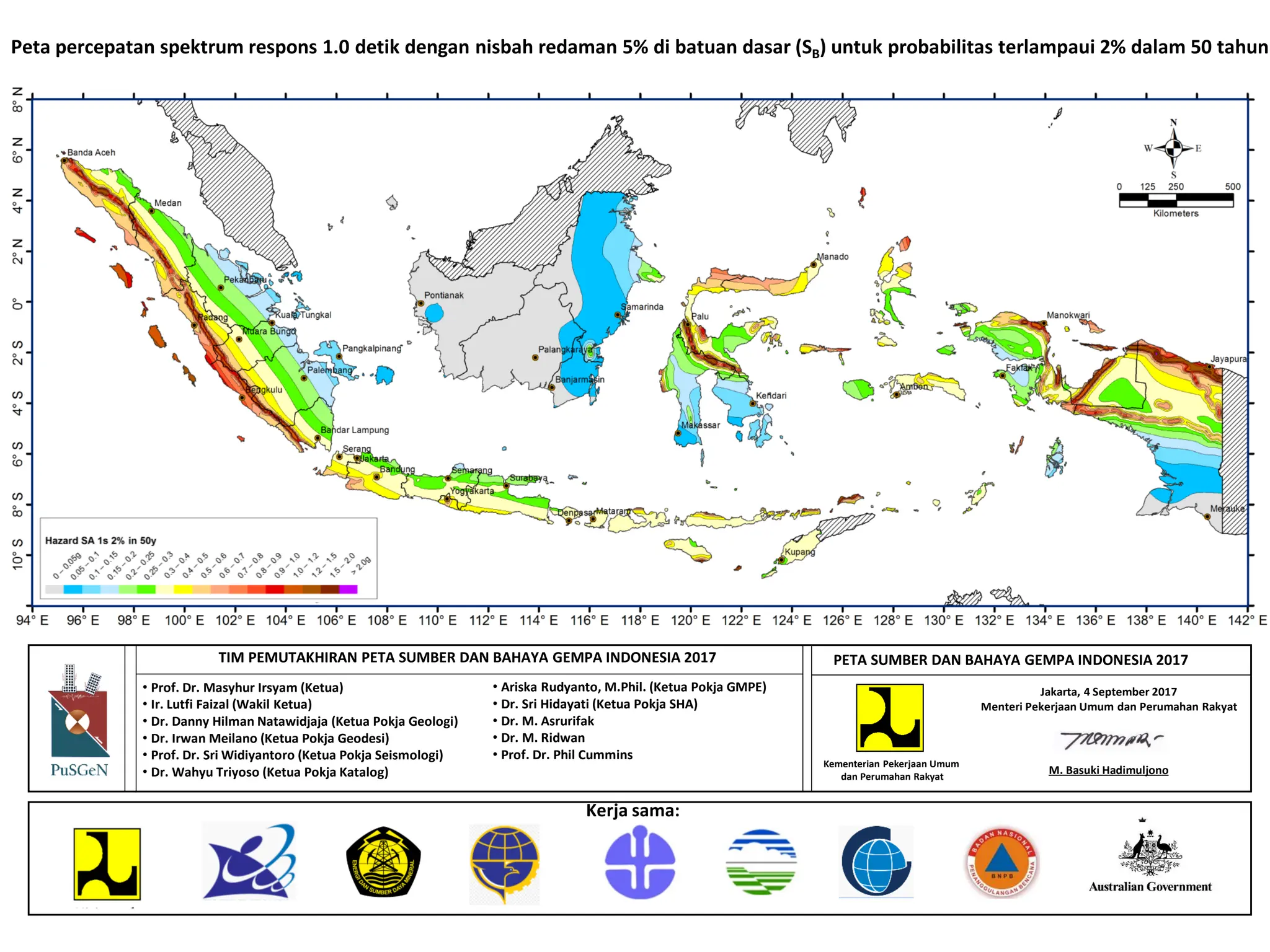 Peta Deagregasi Bahaya Gempa Indonesia untuk Perencanaan dan Evaluasi ...
