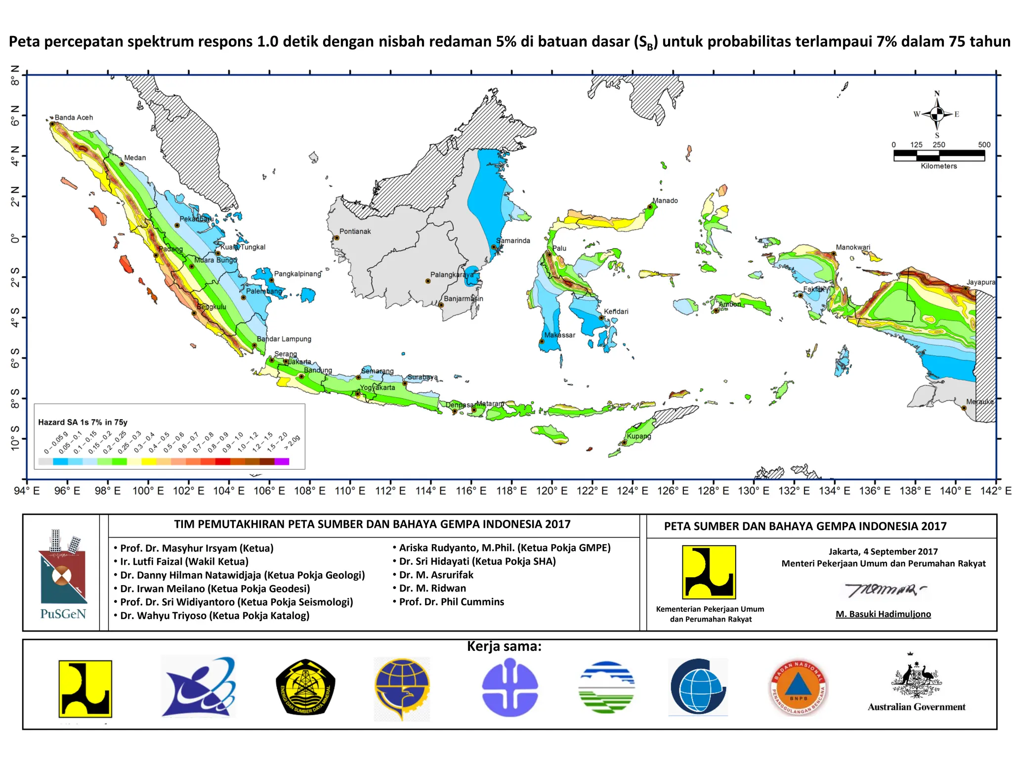 Peta Deagregasi Bahaya Gempa Indonesia untuk Perencanaan dan Evaluasi ...