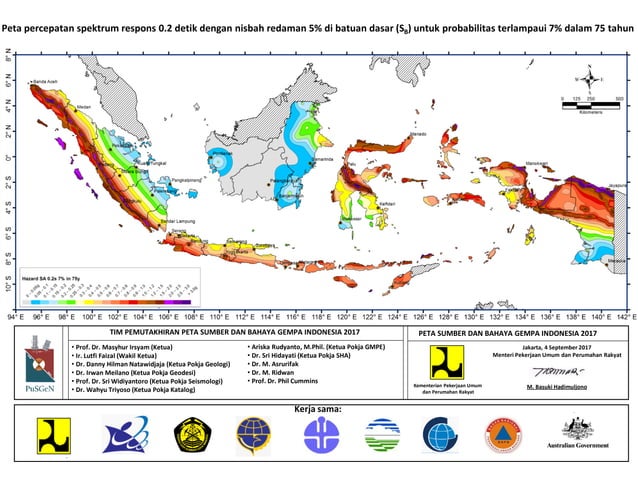 Peta Deagregasi Bahaya Gempa Indonesia untuk Perencanaan dan Evaluasi ...