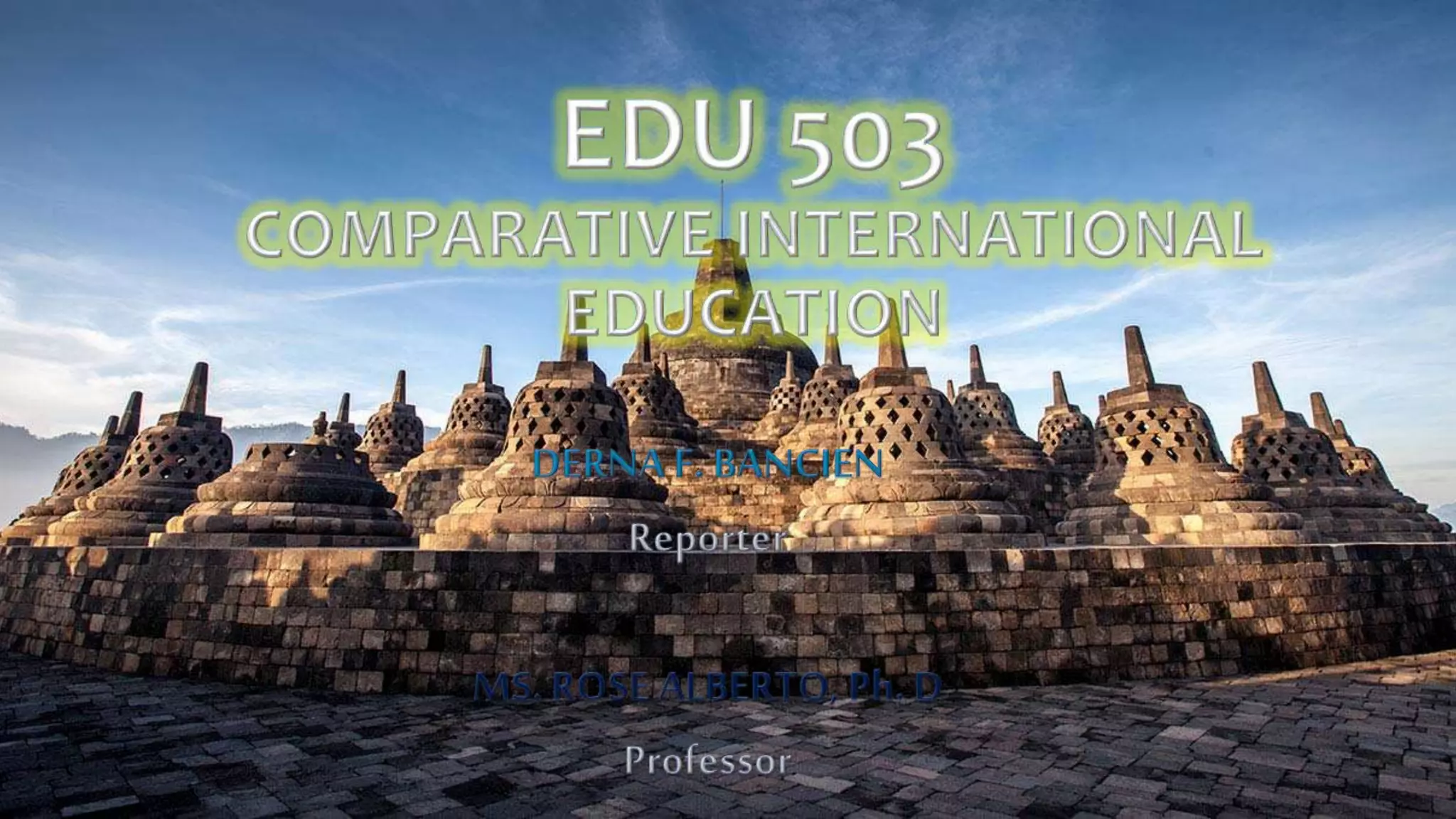 Indonesia Educational System by Derna F Bancien | PPTX