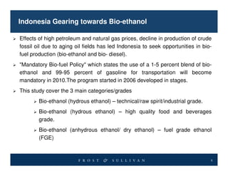 Indonesia Gearing Towards Bio Ethanol Nov08 | PPT